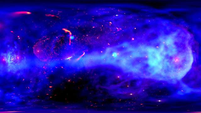 Far out: Jump into our galaxy like a supermassive black hole