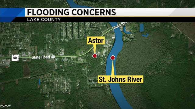 St. Johns River floods Astor community